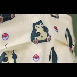 Pokemon | Accessories | Pokemon Snorlax Masks Set Of 4 | Poshmark